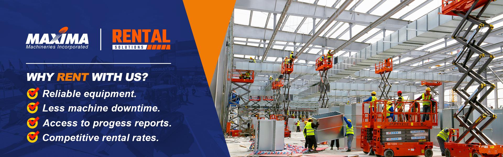 Rental Equipment | Maxima Site